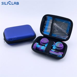 A Set Custom Honey Straw Dab Rig - Siliclab