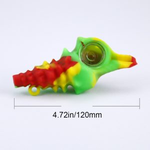 Conch Shell Pipe Silicone Smoking Weed Tube 4.7'' - Siliclab