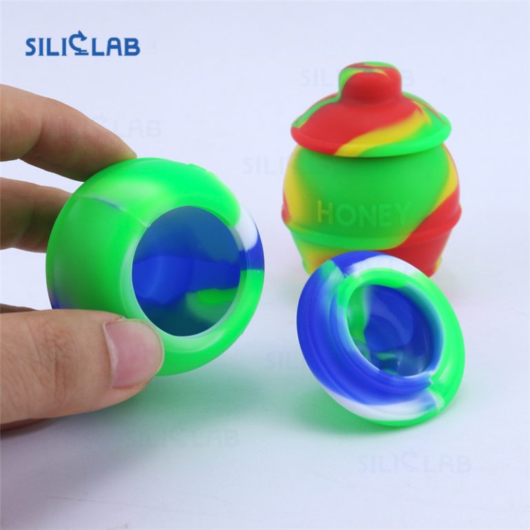 Honey Pot Wax Container 28ml Silicone Slick Jar - Siliclab
