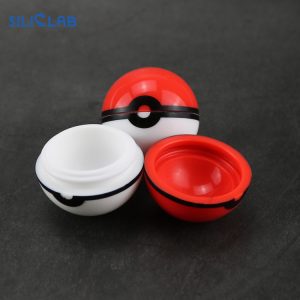 Pokeball Silicone Container 6ml Pokemon Wax Jar - Siliclab