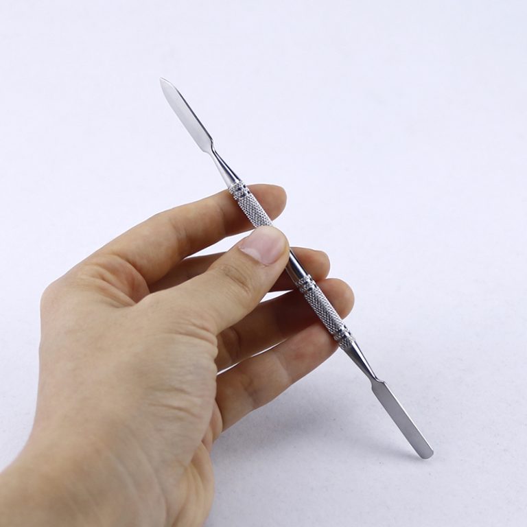 Stainless Steel Dab Scraper 2 End Wax Dabber Tool - Siliclab